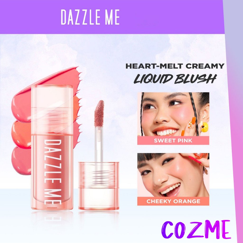 Jual DAZZLE ME Heart Melt Creamy Liquid Blush | Shopee Indonesia