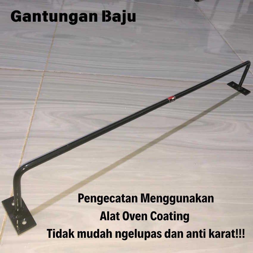 Jual Gantungan Baju Dinding Tempel Castok Gantungan Baju Besi Dinding ...