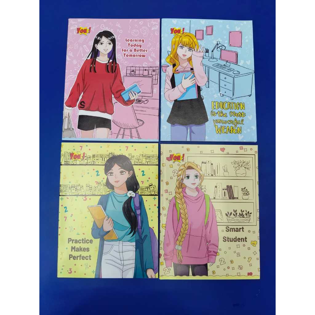 Jual YOU - 10 Buku Tulis 58 Lembar 1 Pack / Buku Tulis Sekolah / Buku ...
