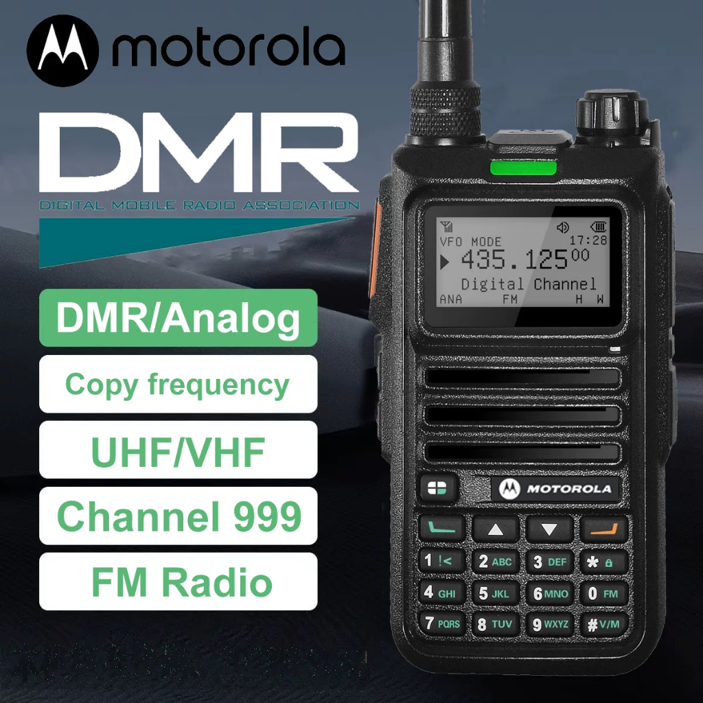 Jual DMR Walkie Talkie Motorola DM-390 DMR/Analog dual mode Channel 999 ...