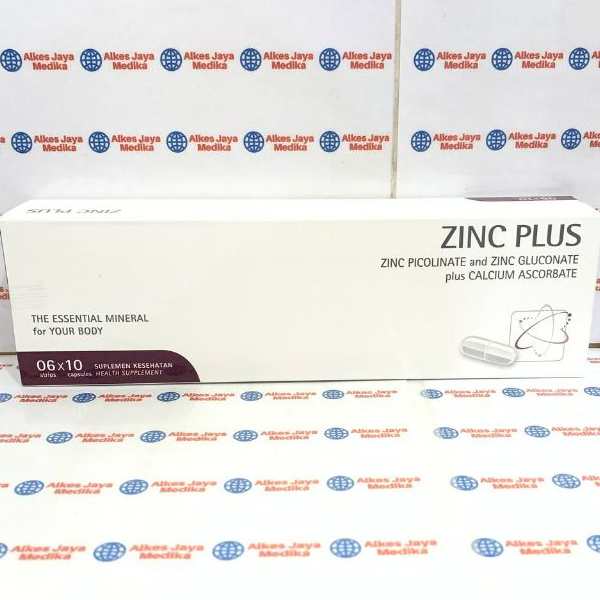 Jual Zinc Plus Box Isi 60 Kapsul - Memenuhin Kebutuhan Mineral | Shopee ...
