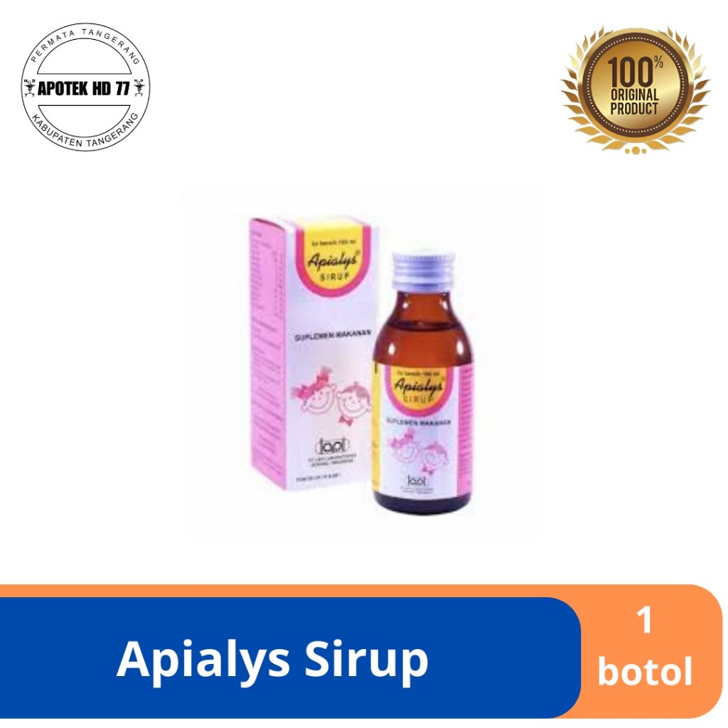 Jual APIALYS SYRUP 100 ml | SUPLEMEN KESEHATAN ANAK | Shopee Indonesia