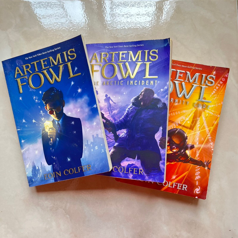 Jual Artemis Fowl by Eoin Colfer Book Set #1-3 Disney Edition | Shopee ...
