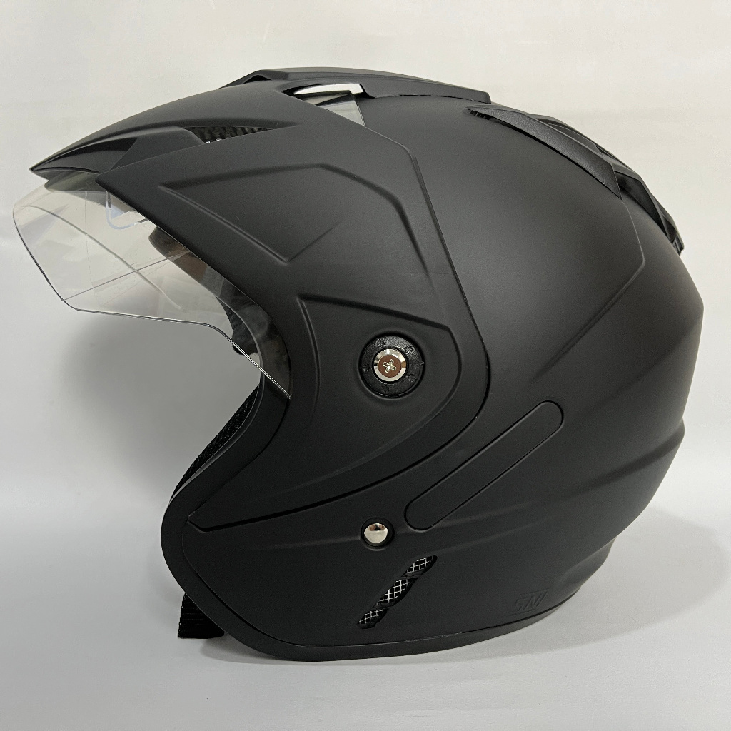 Jual Helm CRX Arrow-1 (One) Hitam Doff - Single Visor Helem SNI Dewasa ...