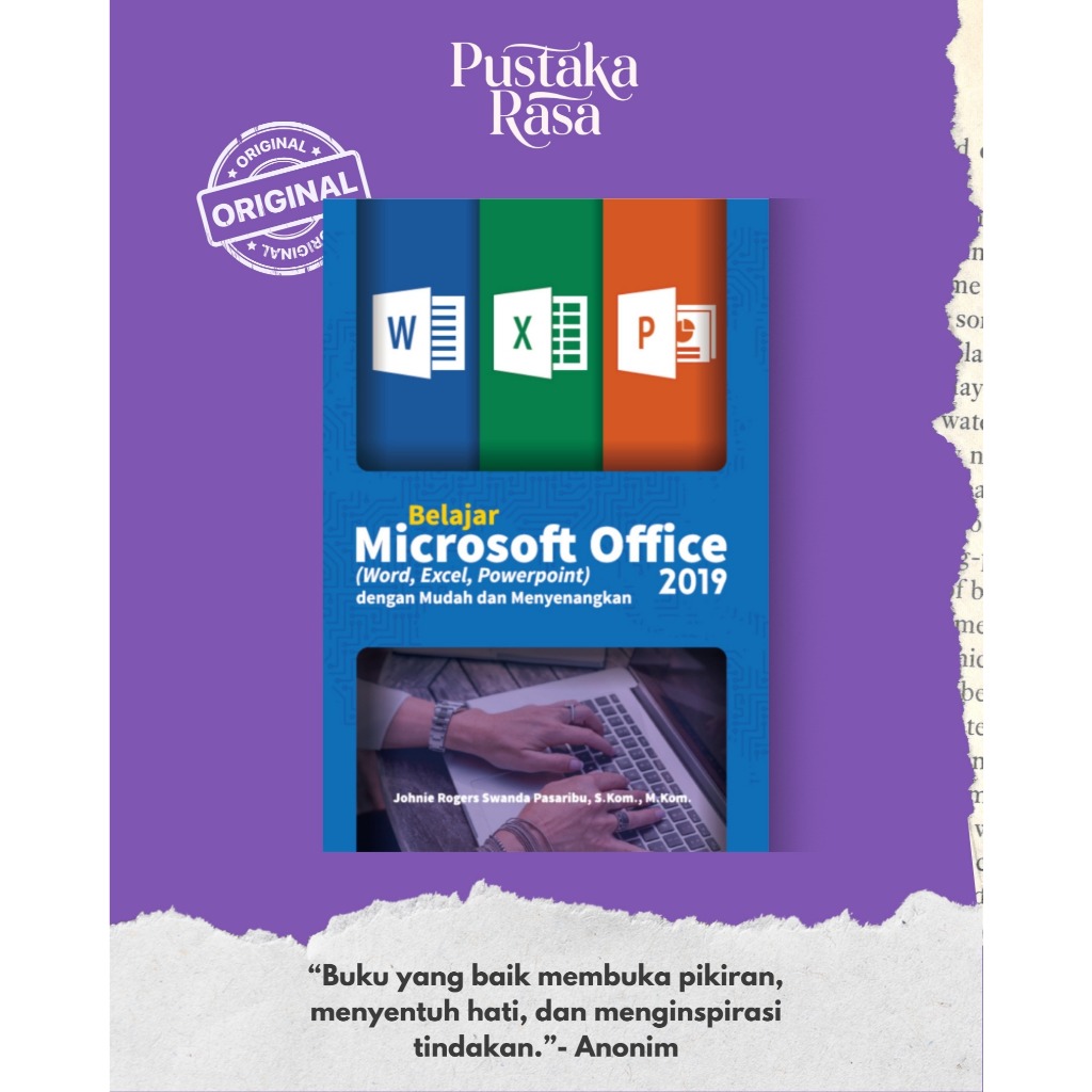 Jual PUSTAKA RASA - Buku Belajar Microsoft Office (Word, Excel, Powerpoint) 2019 dengan Mudah ...