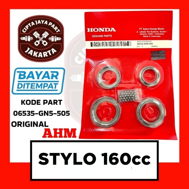 Jual ORIGINAL 1SET COMSTIR KOMSTIR MOTOR HONDA STILO STYLO 160 cc ASLI ...