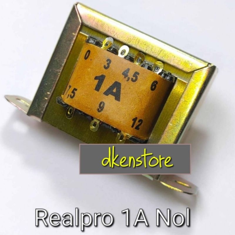 Jual Trafo Realpro 1A NOL 12v trapo 1A Non CT 1 ampere Tembaga | Shopee ...
