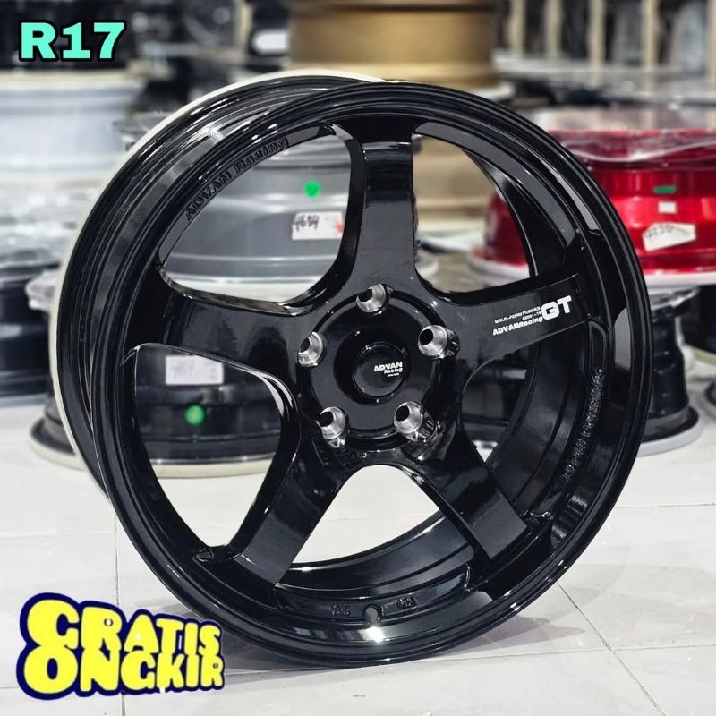 Jual velg mobil ring 17 ADVAN GT LEBAR 7,5 ET 40 velg mobil racing R17 velg mobil Innova Reborn ...