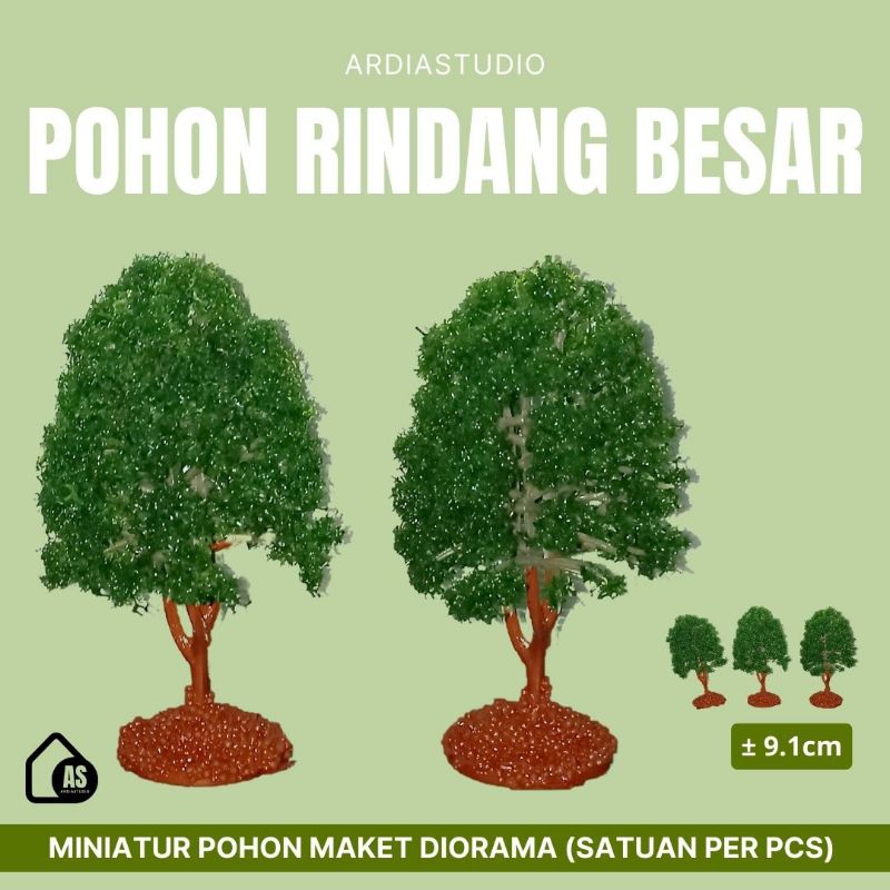 Jual maket pohon bulat miniatur pohon bulat besar maket pohon rindang ...