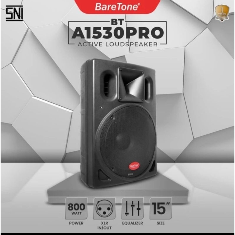 Jual SPEAKER ACTIVE BARETONE BT-A1530PRO - 15 Inch | Shopee Indonesia