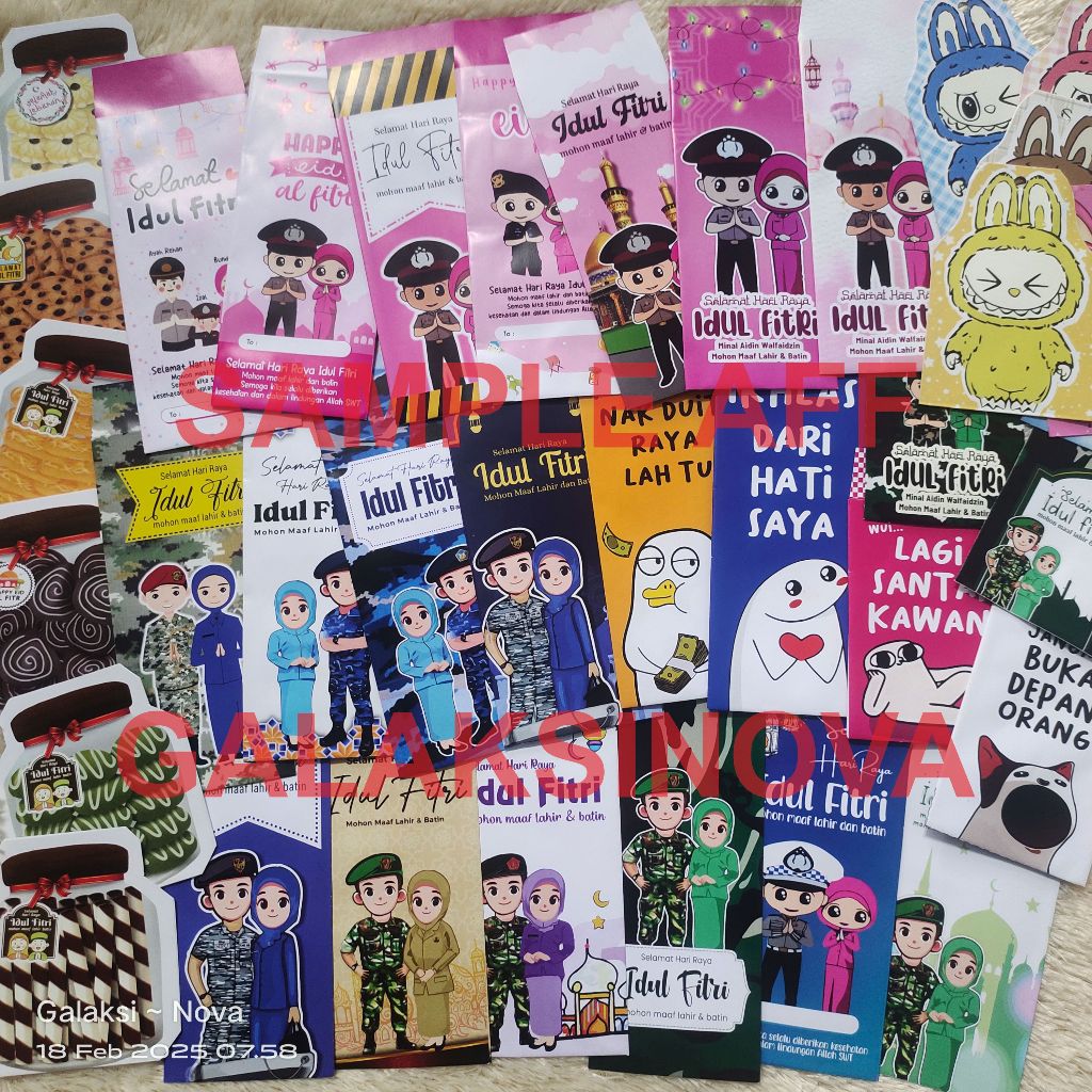 Jual AFF SAMPLE AMPLOP LEBARAN TNI POLISI JALASENASTRI PIA PERSIT [ISI ...