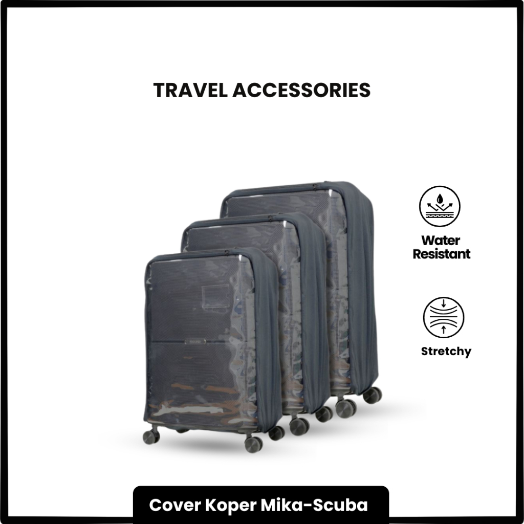 Jual Cover Sarung Koper Kombinasi Mika dan Scuba | Shopee Indonesia