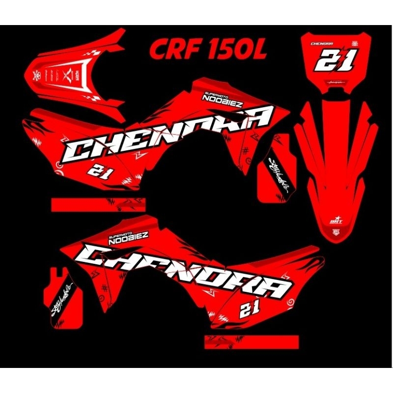 Jual Decal crf 150L stiker crf full body stiker Honda bisa request ...