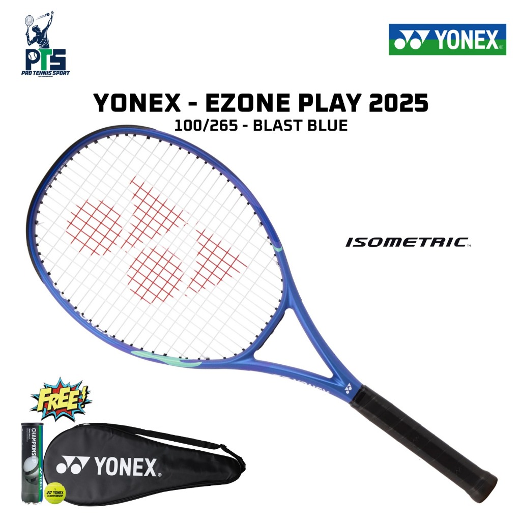 Jual Raket Tenis Yonex EZONE PLAY 100 265 gr 2025 Blast Blue | Shopee ...