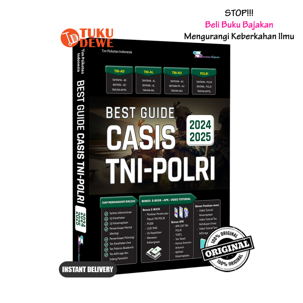 Jual BUKU TES TNI POLRI - BUKU PSIKOTES TNI POLRI 2025-2026 - BEST ...