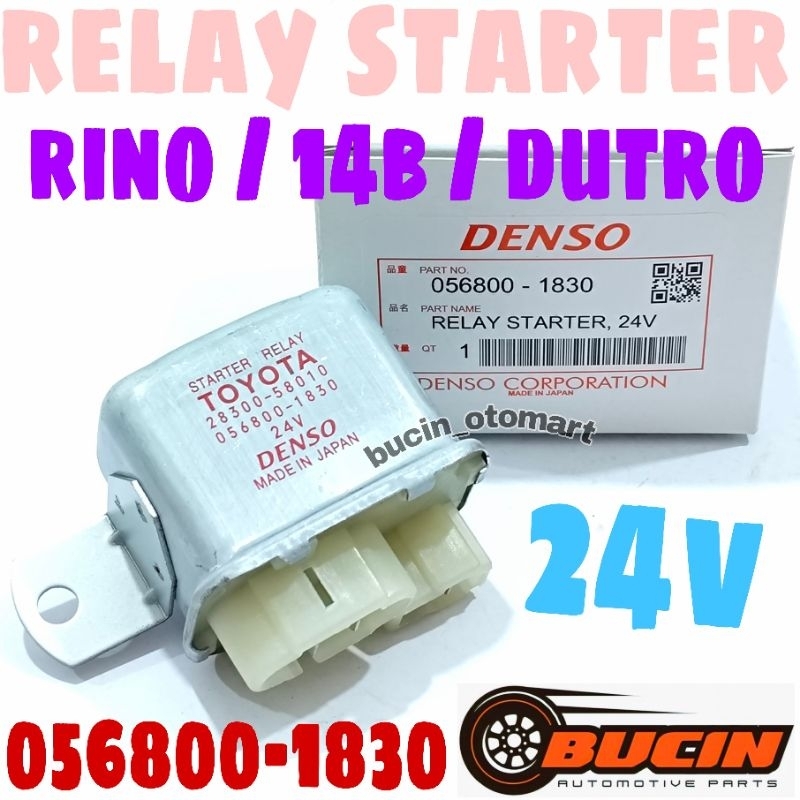Jual Relay Relai Starter Toyota Rino / 14B / Dutro - 24 Volt | Shopee ...
