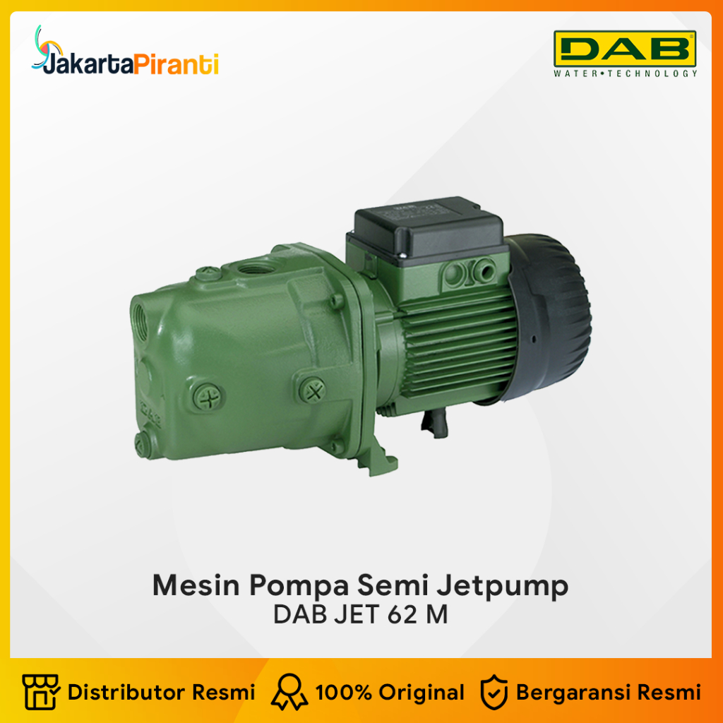 Jual Mesin Pompa Air Semi Jetpump DAB JET 62M - DAB Original JET 62 M ...