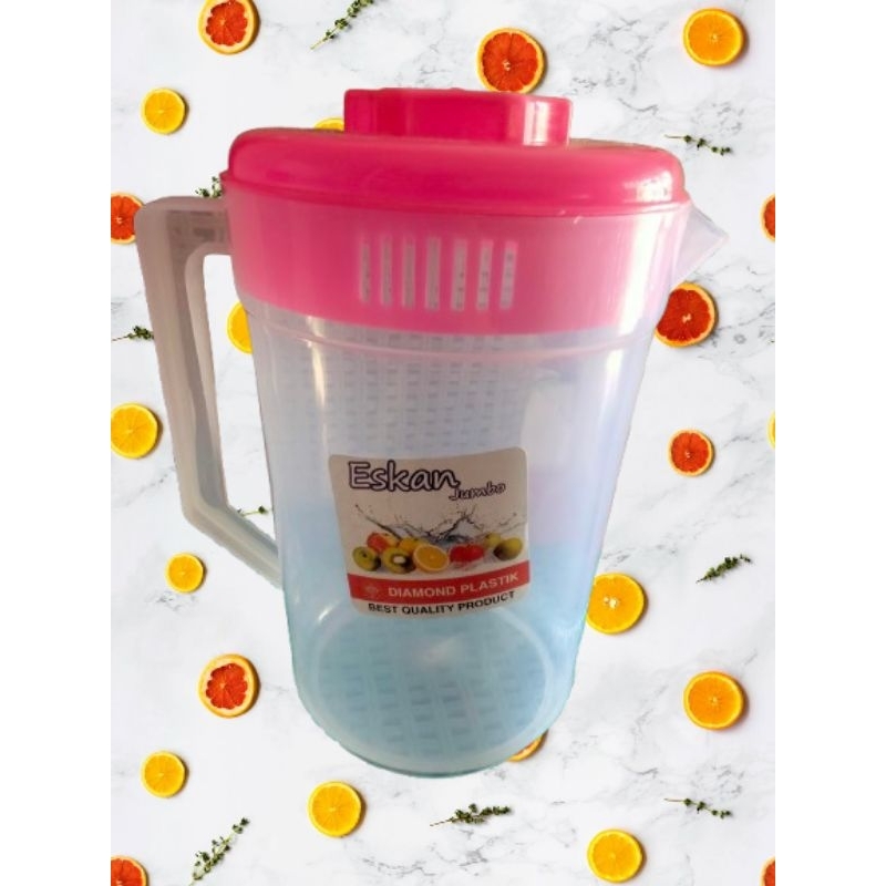 Jual Eskan Jumbo Diamond Plastic-Teko Plastik Besar & Anti Pecah ...