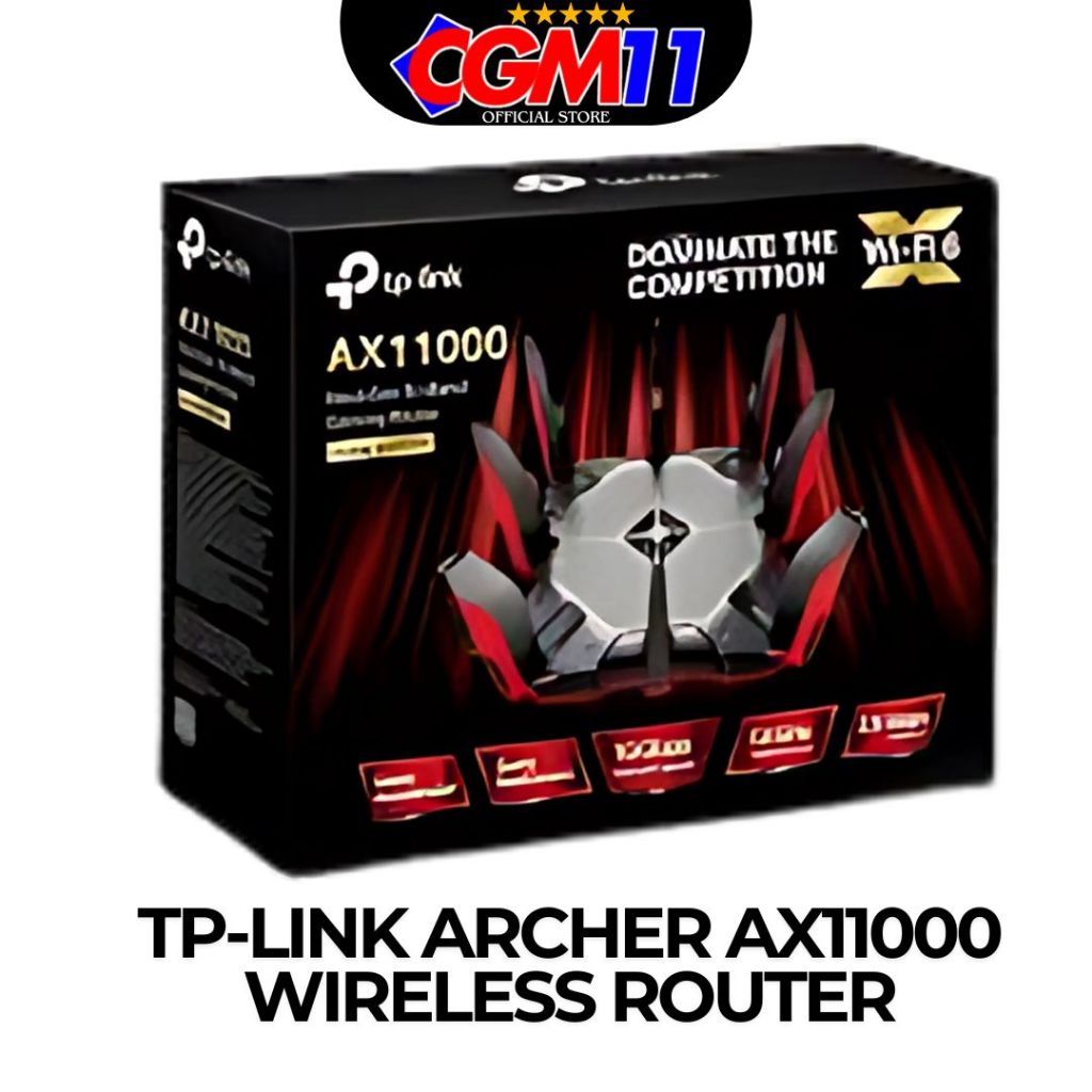 Jual Wireless Router TP-Link Archer AX11000 Tri-Band Wi-Fi 6 Gaming ...