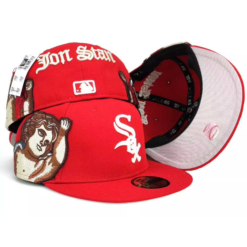 Jual Topi Snapback Fitted Chicago Sox Jon Stan Kids Angel Red White ...