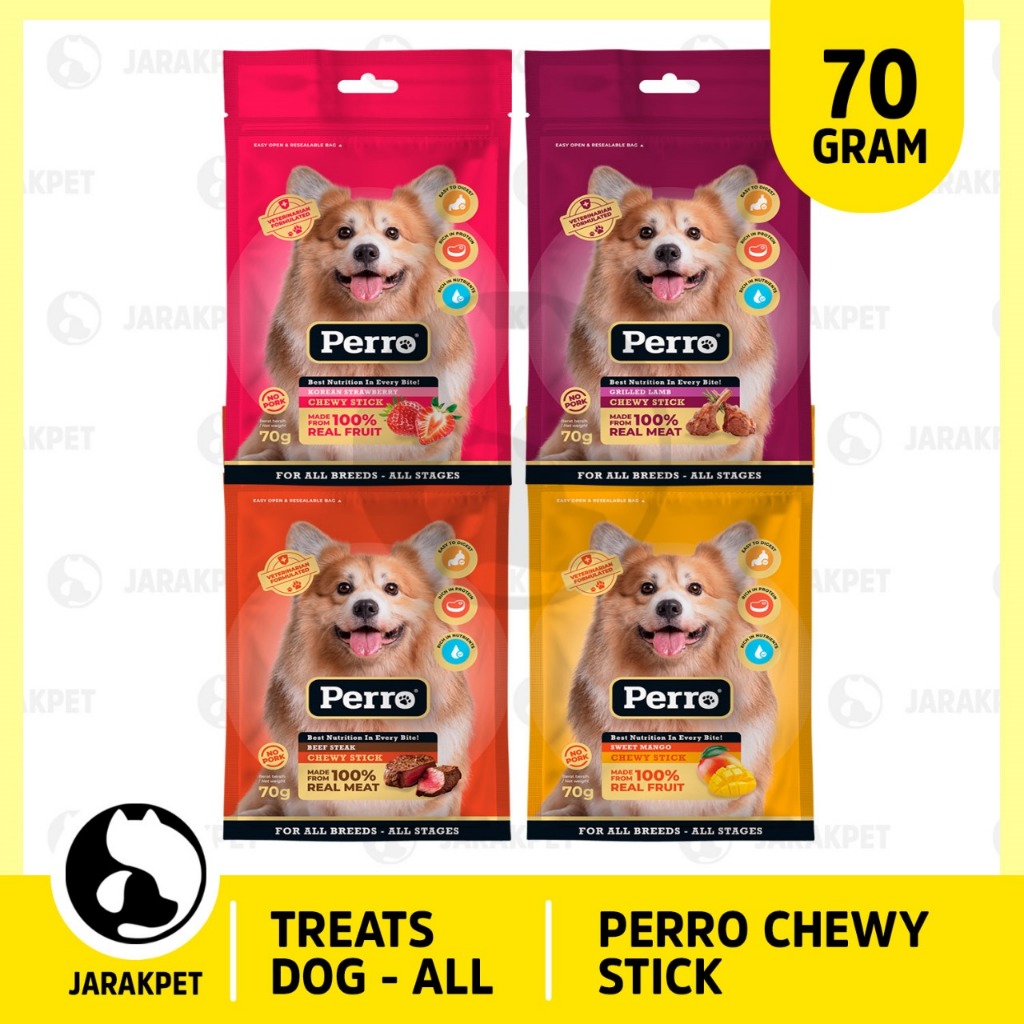 Jual Perro Chewy Stick 70gram - Perro Chewy Stik 70gr - Perro dog ...