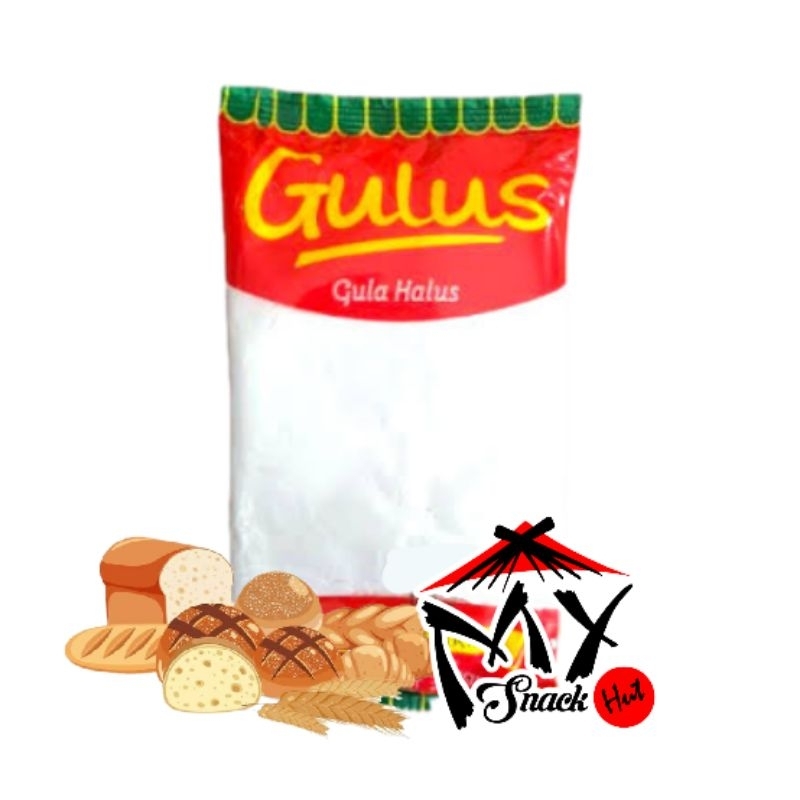 Jual GULUS GULA HALUS 250GR TEPUNG POWDER POWDERED WHITE CANE SUGAR ...