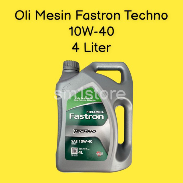 Jual Oli Mesin Bensin Fastron Techno 10W-40 4 Liter | Shopee Indonesia