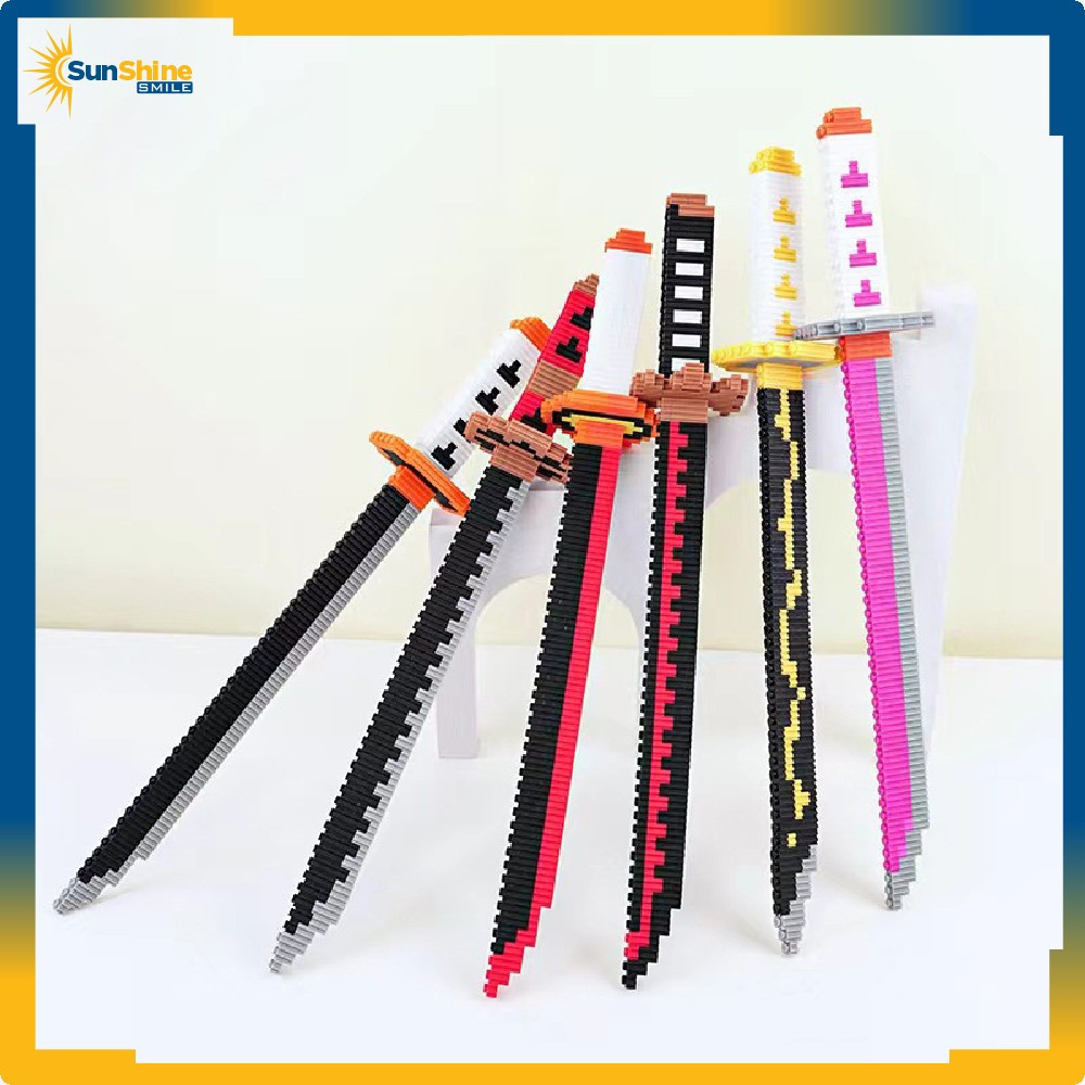 Jual Mainan Edukasi Nano Bricks Toys Pedang Ninja / Mini DIY Bricks ...