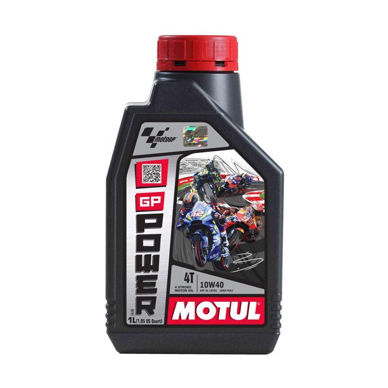 Jual OLI MESIN 4T SAE 10W-40 MOTUL GP POWER 1L | Shopee Indonesia