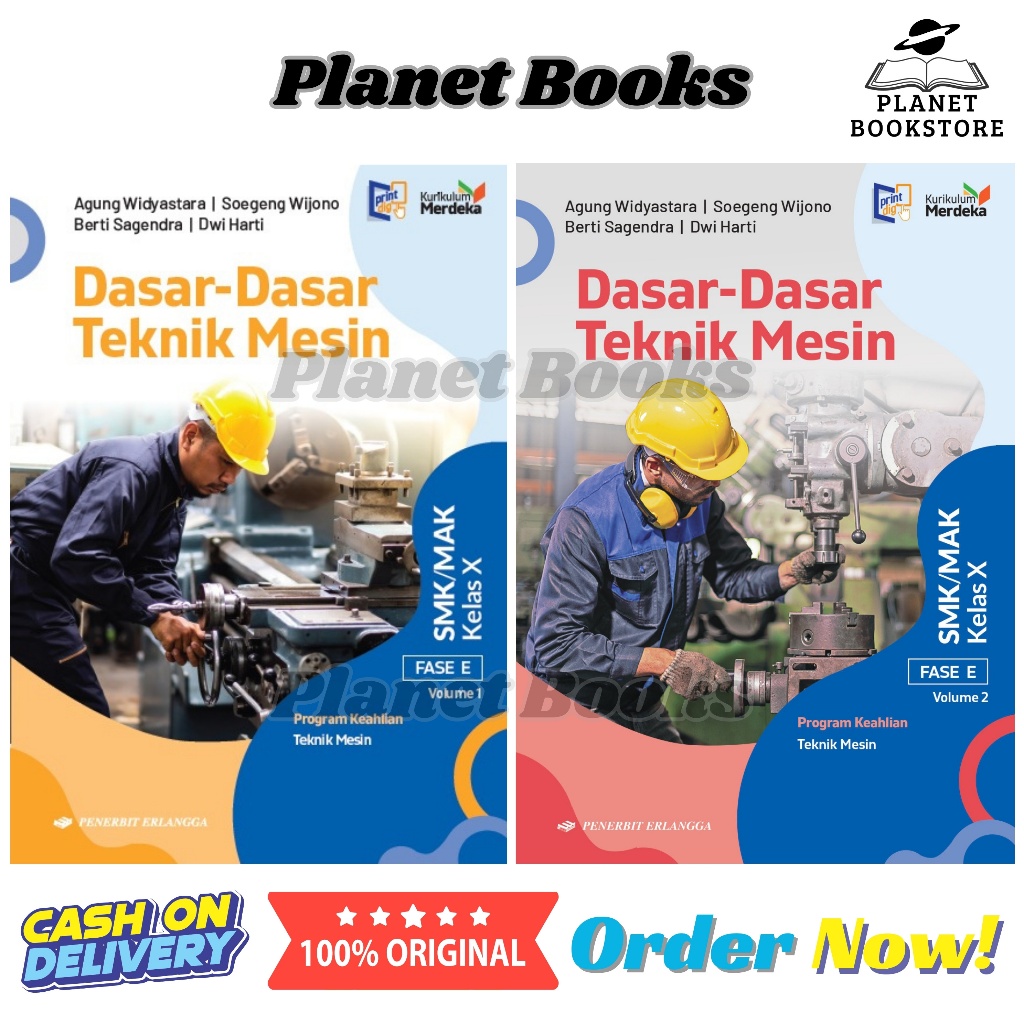 Jual BUKU SMK DASAR-DASAR TEKNIK MESIN KELAS 1 10 VOL. 1 DAN VOL. 2 SMK/MAK PENERBIT ERLANGGA ...