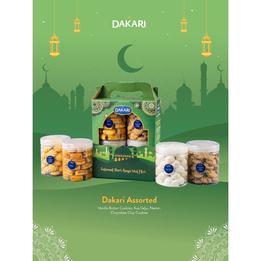 Jual Dakari Assorted Cookies - Hampers Lebaran | Shopee Indonesia
