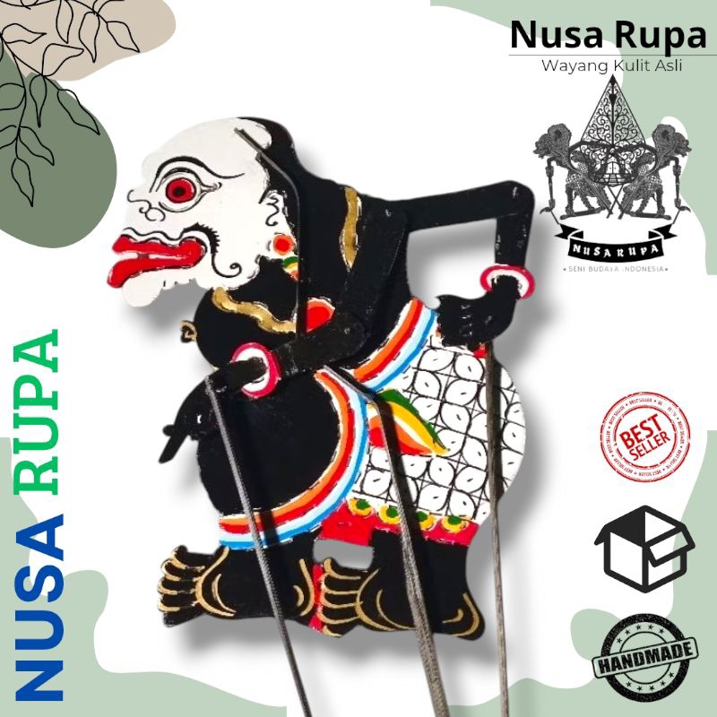 Jual Wayang Kulit Asli Bagong tinggi -+45cm | Shopee Indonesia