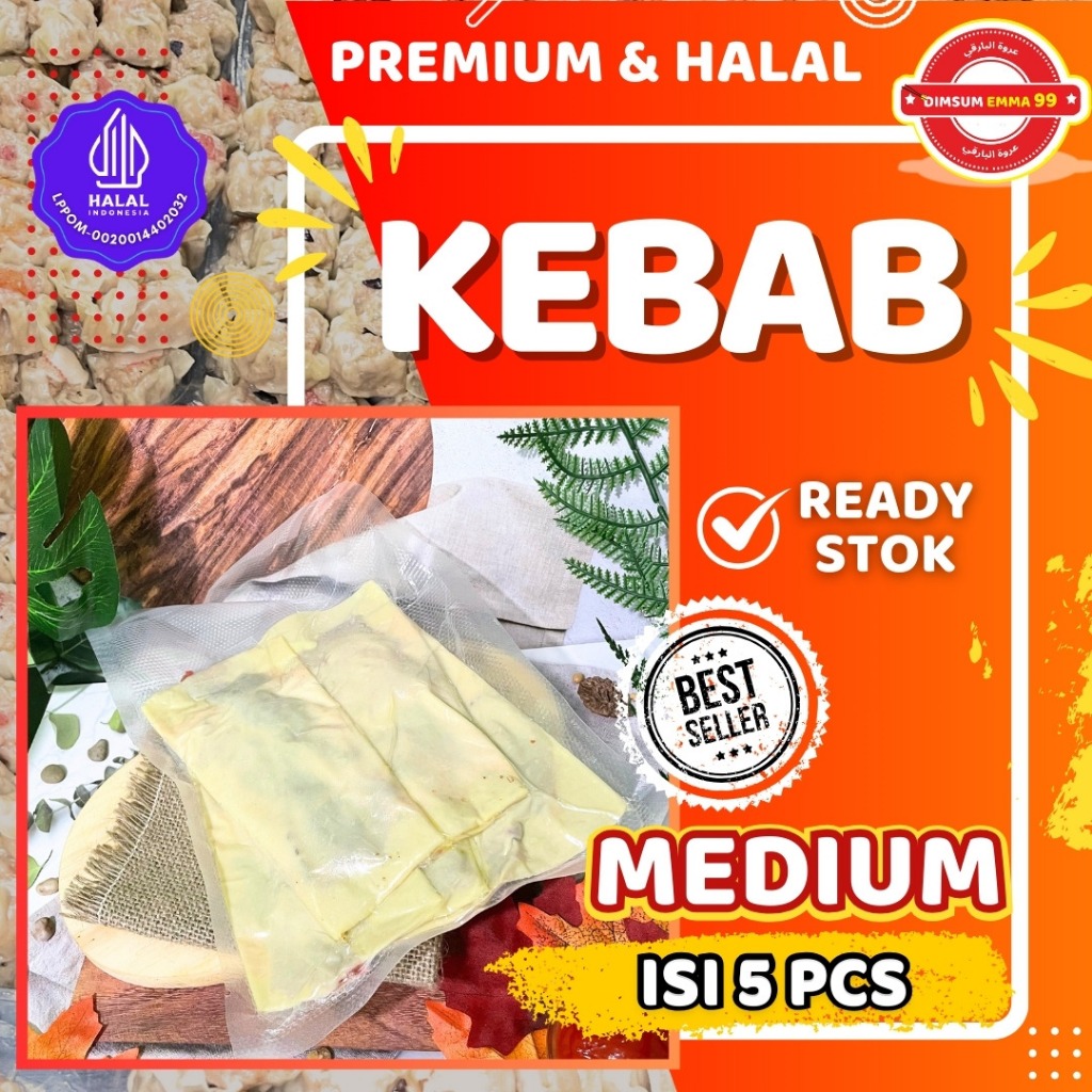 Jual Kebab Full Daging Jumbo isi 5 Pcs Frozen & Halal | Shopee Indonesia