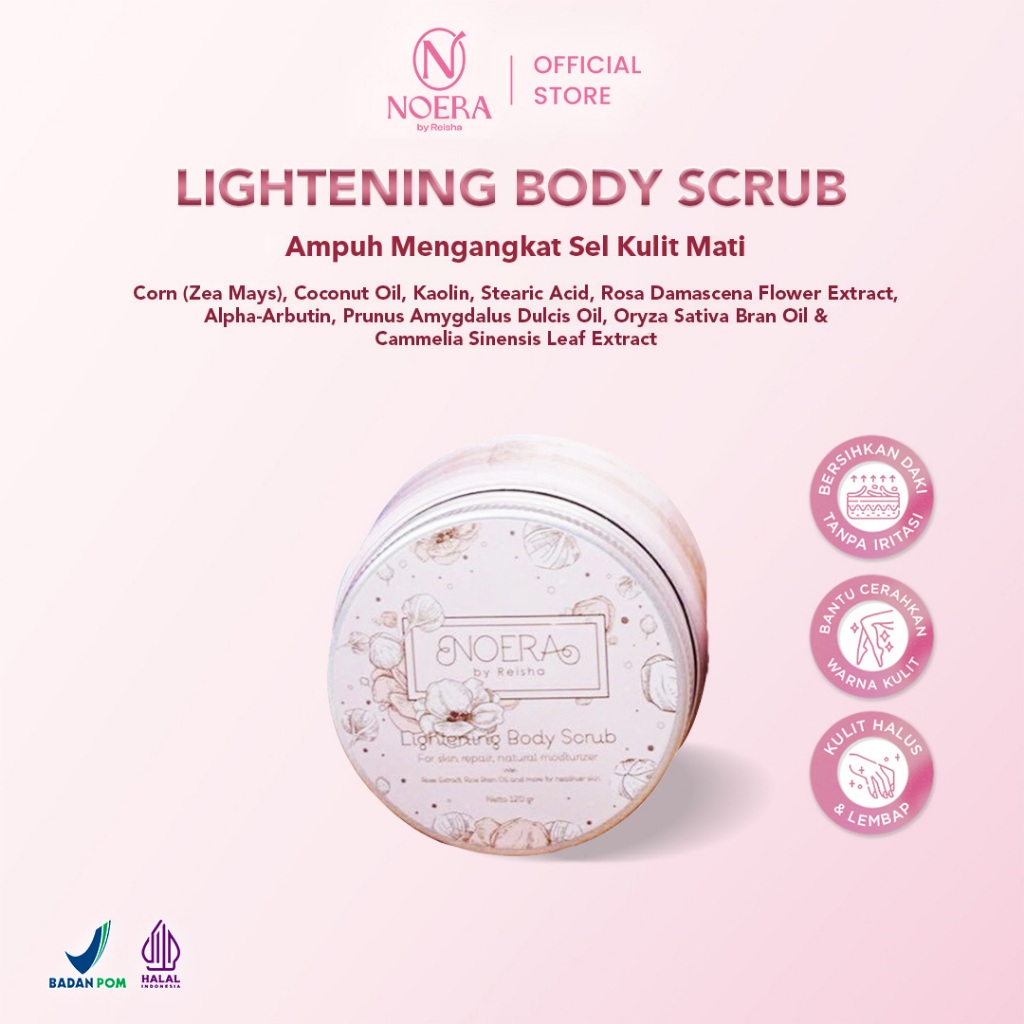 Jual Noera Lightening Body Scrub | Shopee Indonesia