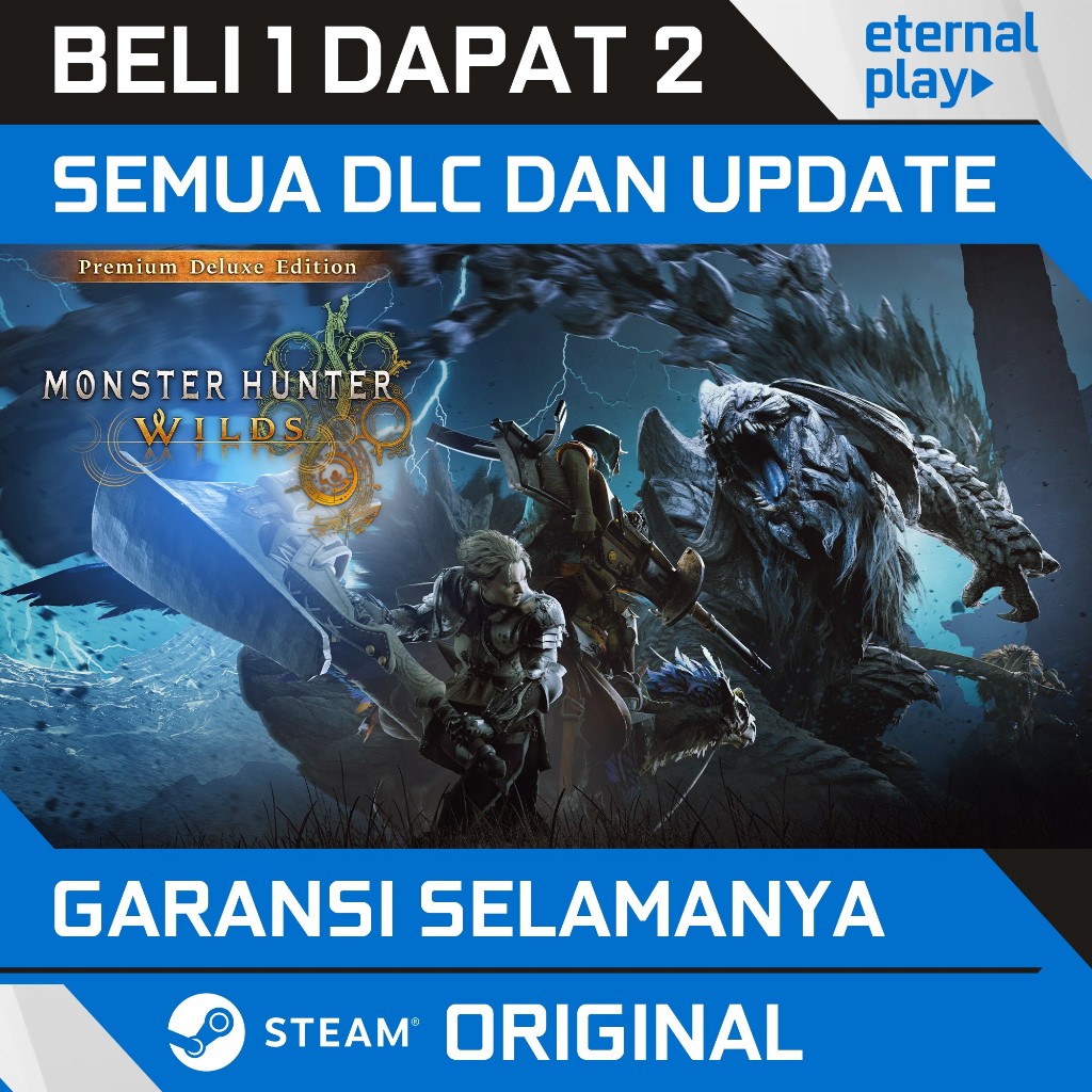 Jual Monster Hunter Wilds Premium Deluxe Edition PC Original | Shopee Indonesia