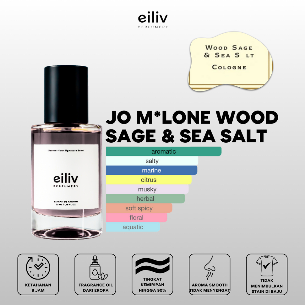 Jual JM Wood Sage & Sea Salt - Extrait de Parfum | Shopee Indonesia