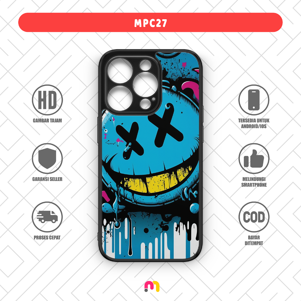 Jual Casing Glasscase Premium Semua Tipe Handphone Softcase - MPC27 ...