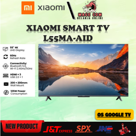 Jual Xiaomi Smart TV L55MA-AID 55 Inch A 2025 UHD TV | Shopee Indonesia