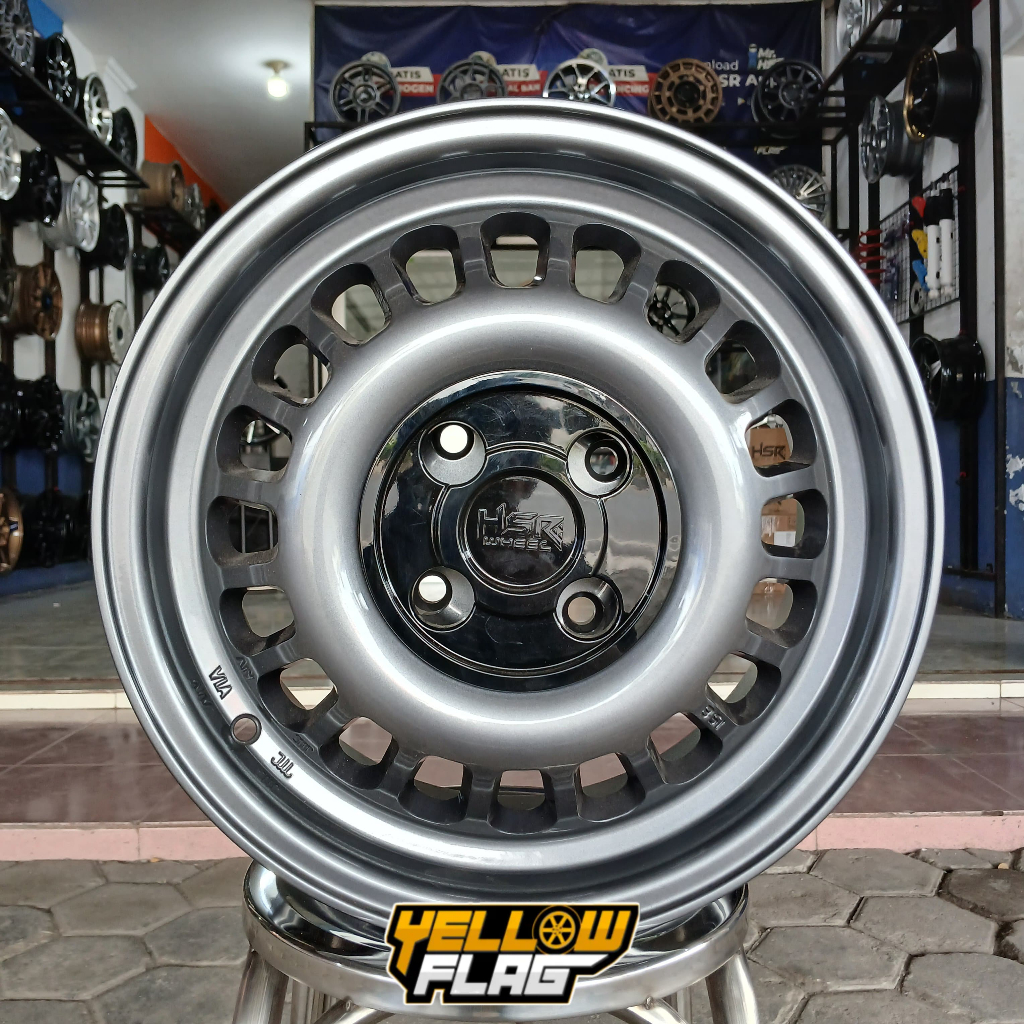 Jual Velg Mobil Ring 15 Type HSR BSI R15 Baut 4 Buat Mobil Jazz Yaris ...