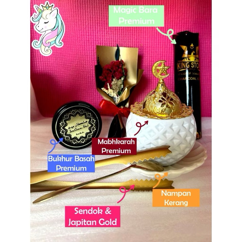 Jual Paket Lengkap Premium Nampan Kerang | Mabhkarah | Bukhur | Set ...