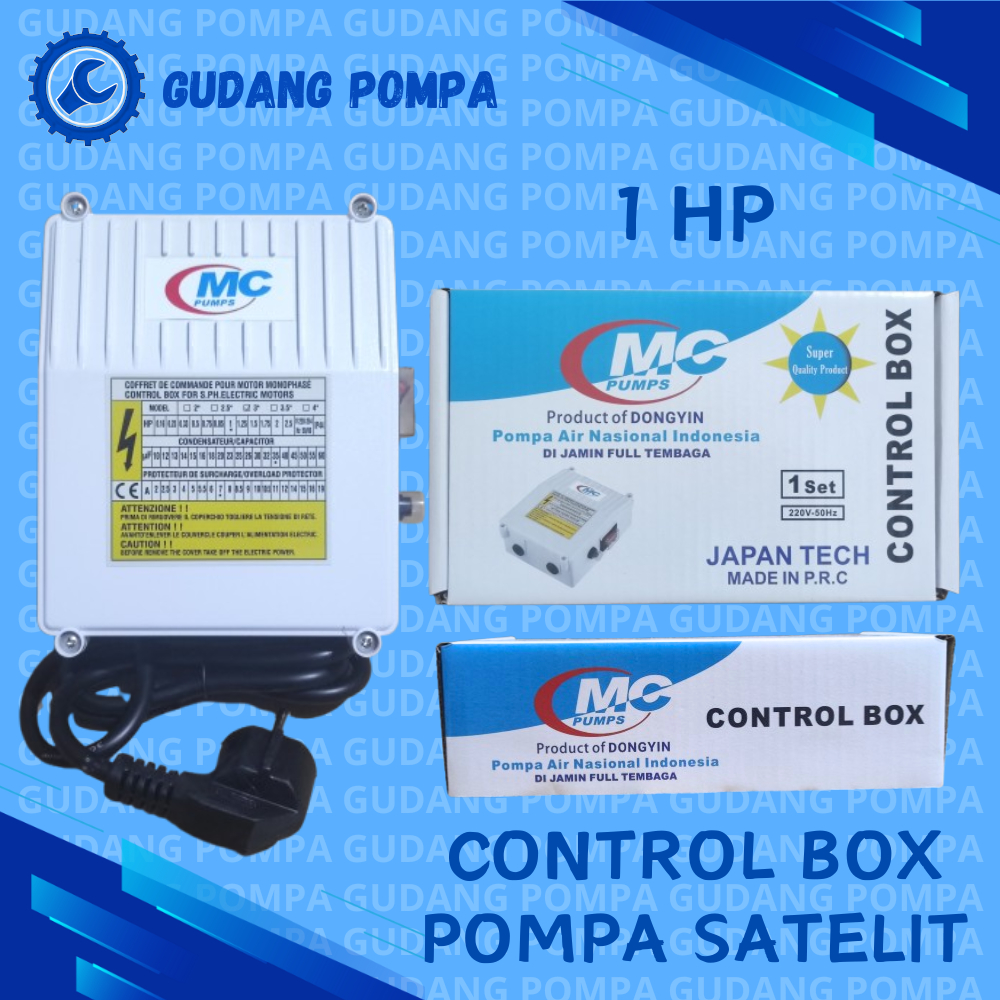 Jual Control Box Pompa Satelit/Submersible Ukuran 1HP/ 220V-50Hz ...