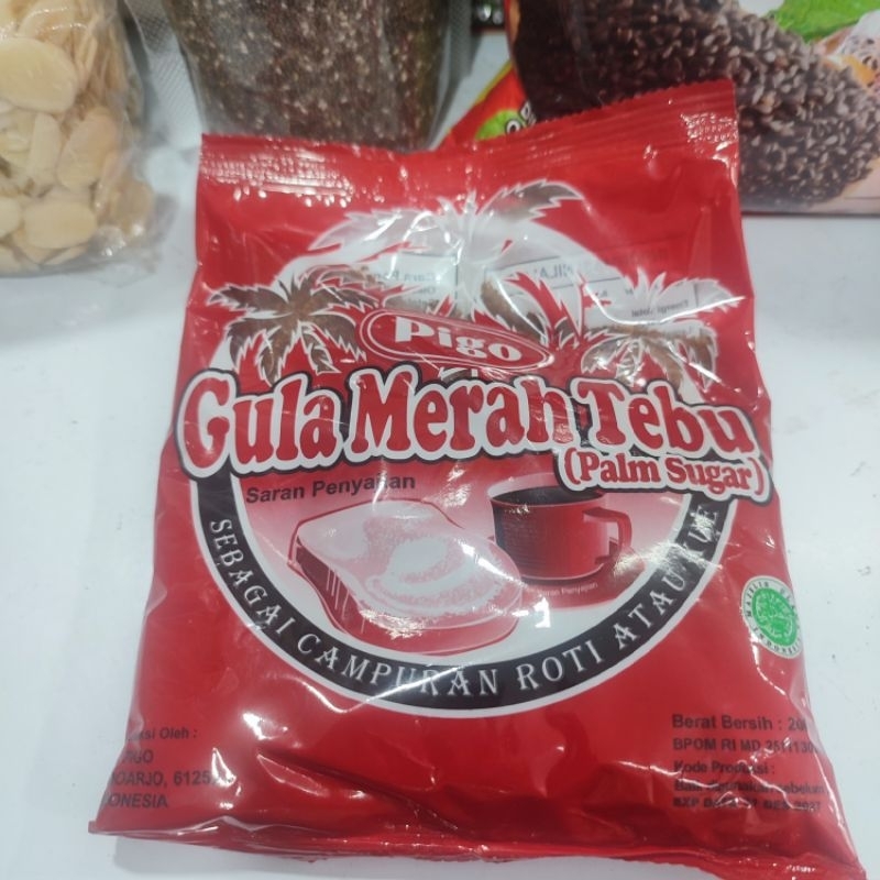 Jual PIGO Gula Merah Tebu PALM SUGAR 200gr | Shopee Indonesia