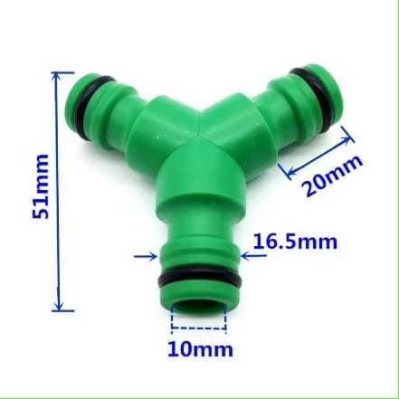 Jual SAMBUNGAN SELANG AIR 5/8 INCH CABANG 3 ARAH MODEL Y QUICK RELEASE ...