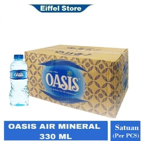 Jual Air Mineral Oasis Botol Mini Pet - 330 ml / OASIS mini 330ml ...
