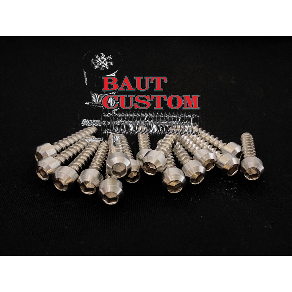 Jual Baut Filter Udara L Stainless Custom Model Titanium Universal ...