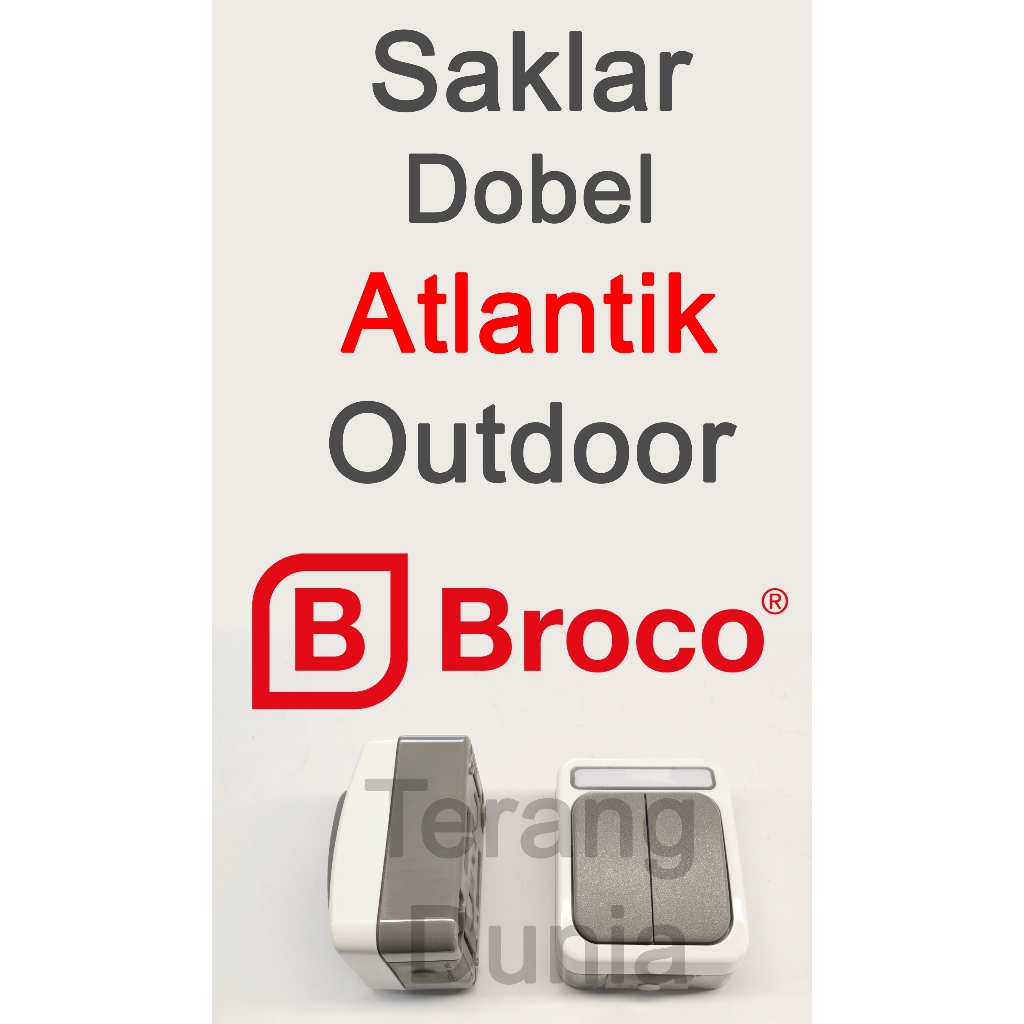Jual Saklar Seri Broco Atlantic Saklar Dobel Broco Outdoor Saklar ...
