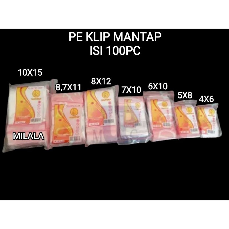 Jual PLASTIK KLIP ISI 100 PC | Shopee Indonesia