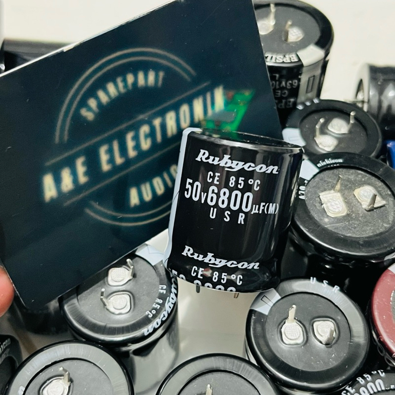 Jual Elko 6800uf 50v / Elco 6800uf 50v Rubycon Original | Shopee Indonesia
