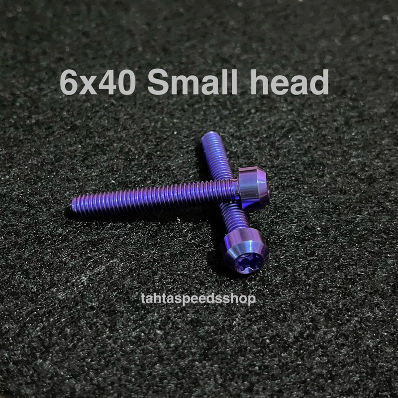 Jual Baut small head 6x40 titanium original titanium probolt original ...