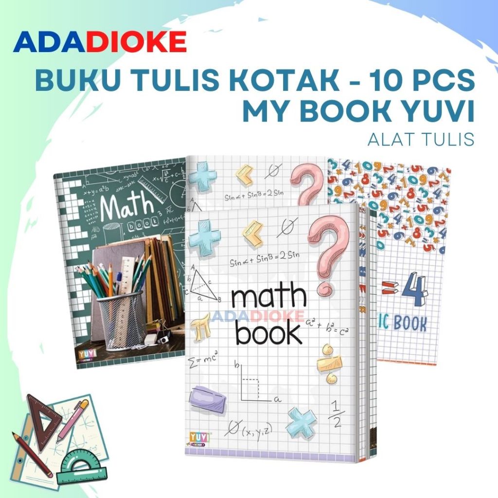 Jual Buku Tulis Kotak Buku Kotak Matematika My Book Yuvi Buku Kotak ...
